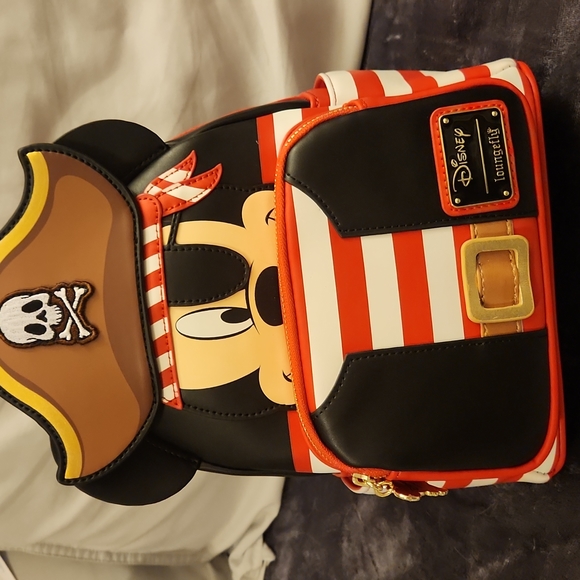 Loungefly | Bags | Disney Exclusive Pirate Mickey Loungefly Backpack ...